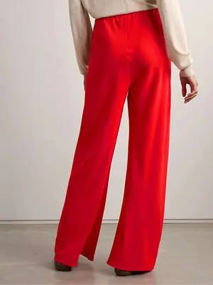 LA LIGNE Colby Crepe Wide-leg Pants