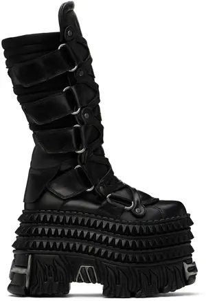 Vetements VETEMENTS New Rock Edition Tower Boots - Black