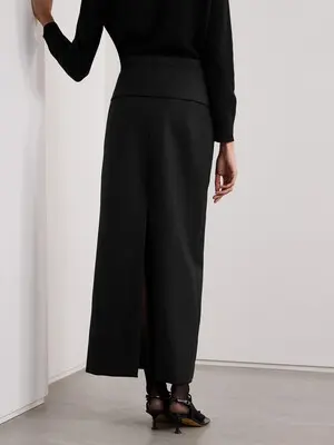 Proenza Schouler Adriana Paneled Maxi Skirt - Black