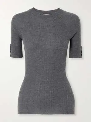 Sasuphi Ribbed Cashmere And Silk-blend Sweater