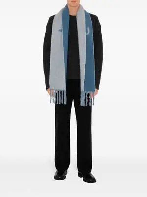 Burberry Logo-intarsia Reversible Scarf