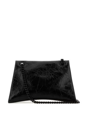Balenciaga Crush Shoulder Bag - Black