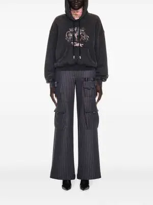 Off-White Washed Graphic Hoodie