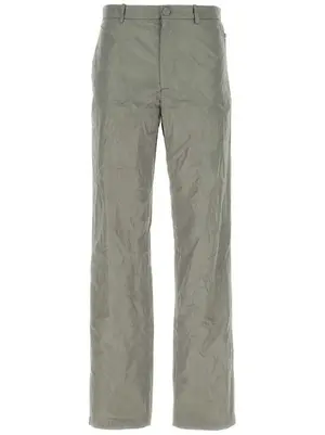 Balenciaga Crinkled Straight-leg Trousers