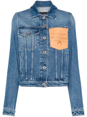 Jean Paul Gaultier Logo-debossed Jacket - Blue