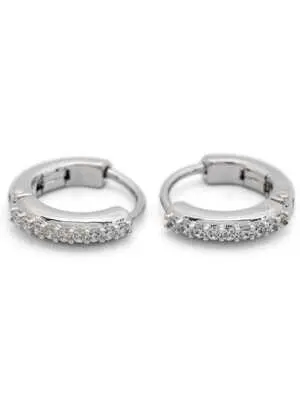 SWAROVSKI Matrix Hoop Earrings