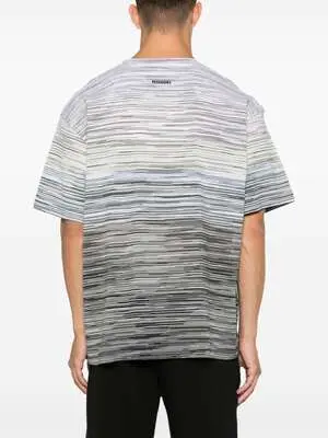Missoni Logo-rubberised Striped T-shirt