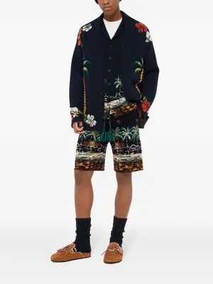 Alanui Hawaiian Shorts - Blue