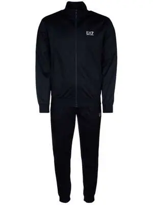 EA7 Logo-chest Tracksuit Set - Blue