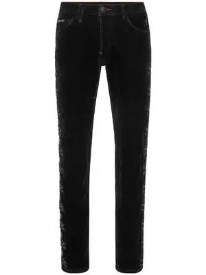 Philipp Plein Raw Edge Hem Jeans For Men