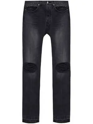 Rhude Distressed Straight Leg Jeans