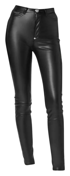 Philipp Plein Faux-leather Leggings