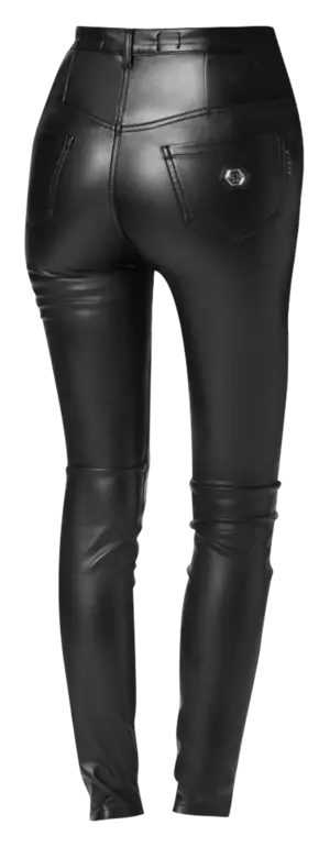 Philipp Plein Faux-leather Leggings