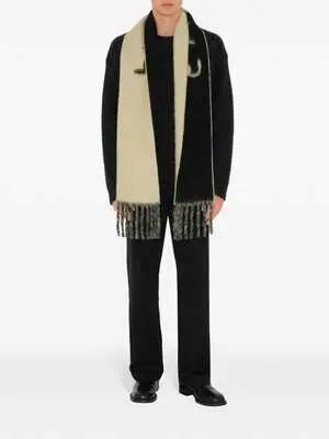 Burberry Logo-intarsia Reversible Scarf