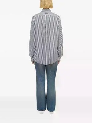 Marc Jacobs Striped Cotton Shirt - Black