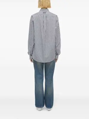 Marc Jacobs Striped Cotton Shirt - Black