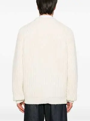 Drole De Monsieur Le Maille Tressée Slogan Jumper
