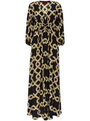 La DoubleJ Long Camerino Dress - Black