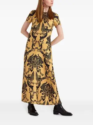 La DoubleJ Swing Dress - Gold