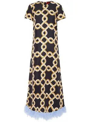 La Doublej Chain Print Day Dresses