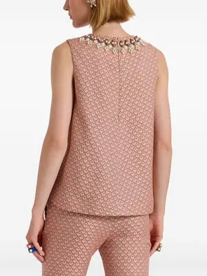 La DoubleJ La Scala Embroidered Top