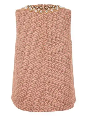 La DoubleJ La Scala Embroidered Top