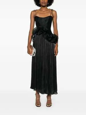 ANA RADU Ruffled Maxi Dress