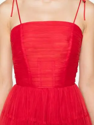 ANA RADU Tiered Maxi Dress - Red