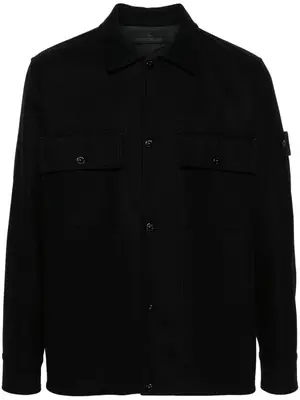 Stone Island Compass-patch Shirt Jacket