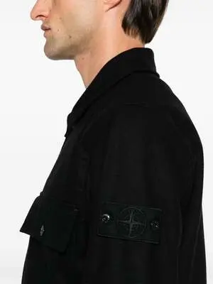 Stone Island Compass-patch Shirt Jacket