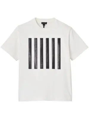 Marc Jacobs Stripe Box Tee - White