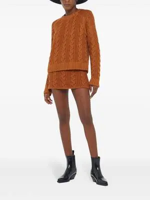 Alanui Cable-knit Skirt