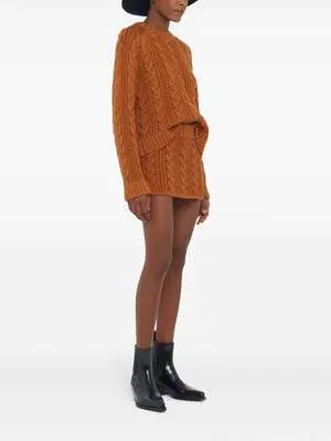 Alanui Cable-knit Skirt