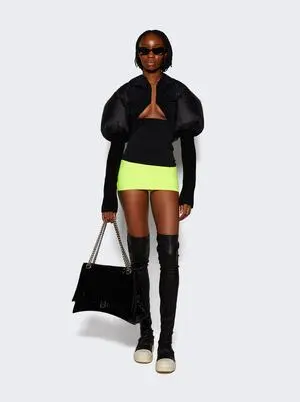 Balenciaga Mini Cycling Skirt - Yellow