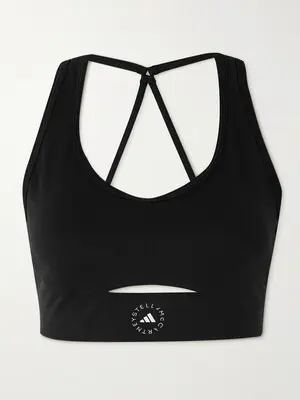 Adidas By Stella Mccartney Black Sports Bras