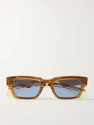JACQUES MARIE MAGE Rectangular-frame Acetate Sunglasses