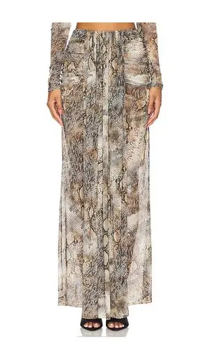 Lapointe Mesh Draped Skirt