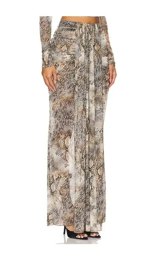 Lapointe Mesh Draped Skirt
