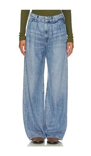 Citizens Of Humanity Petra Pleated Wide Leg Jeans Nensi