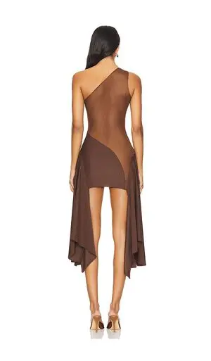 SKETCH-Y X Tricot Mesh Dress