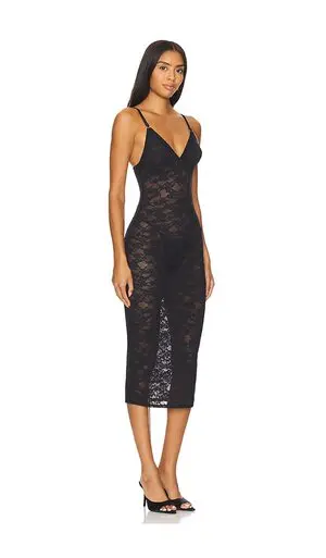 FLEUR DU MAL Le Stretch Lace Slip Dress