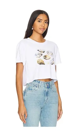POLYCHROME GOODS Oysters Crop Top