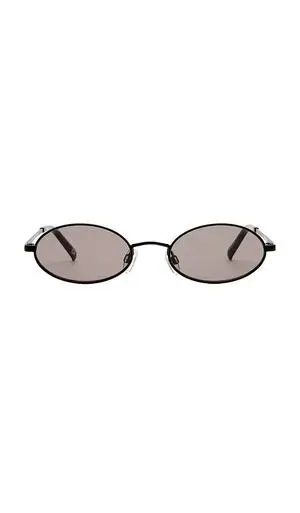 Le Specs Love Train Sunglasses - Matte Black & Merlot Mono