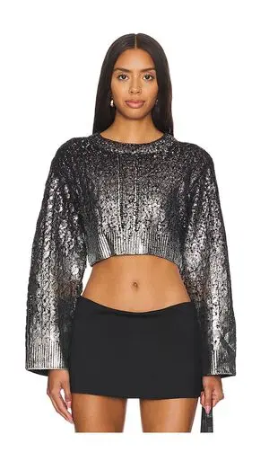 Women's Metallic Sweaters