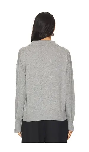 525 America Maddi Johnny Collar Pullover