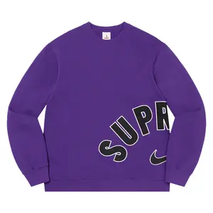 Supreme X Nike Arc Crewneck - Purple
