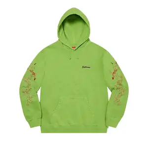 Supreme Dragon Overdyed Hooded Sweatshirt - Green