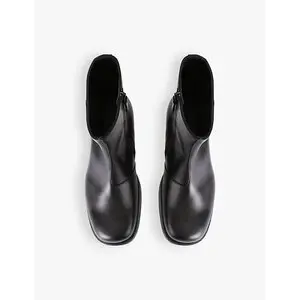 Our Legacy Camion Leather Ankle Boots - Black