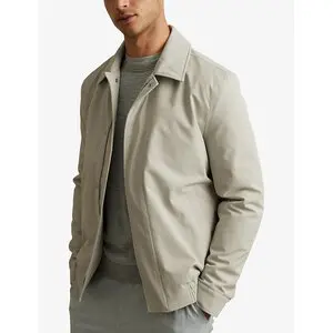 REISS Regular-fit Zip-up Harrington Jacket