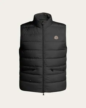 Moncler Treompan Down Puffer Vest - Black